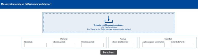 MSA Verfahren 1 - Individuelle Auswertungen kostenfrei