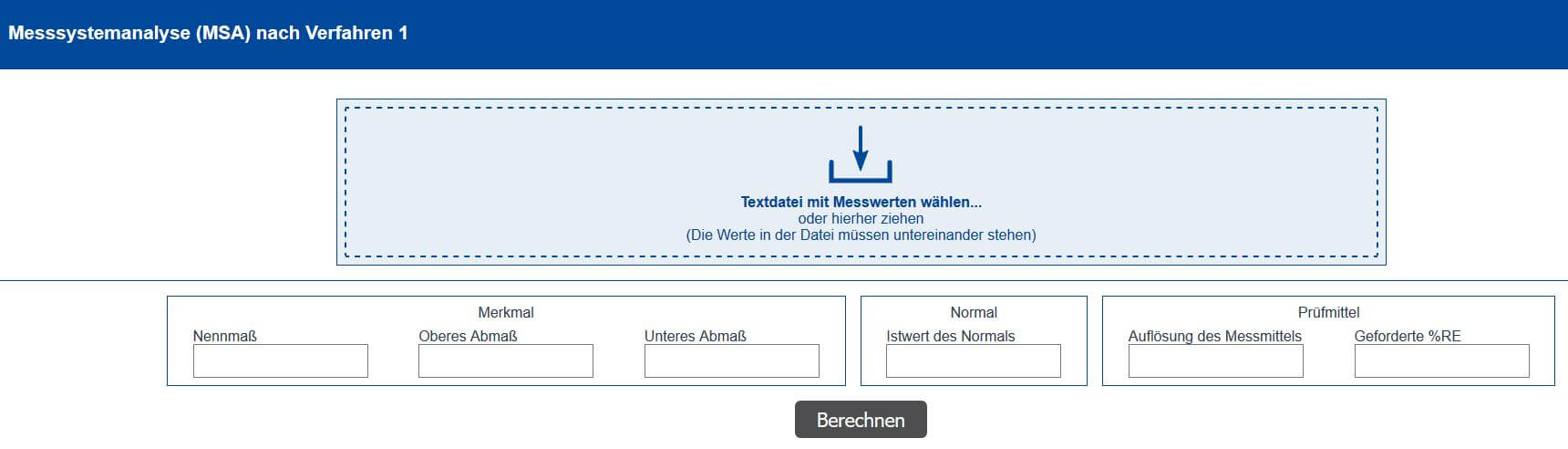MSA Verfahren 1 - Individuelle Auswertungen kostenfrei